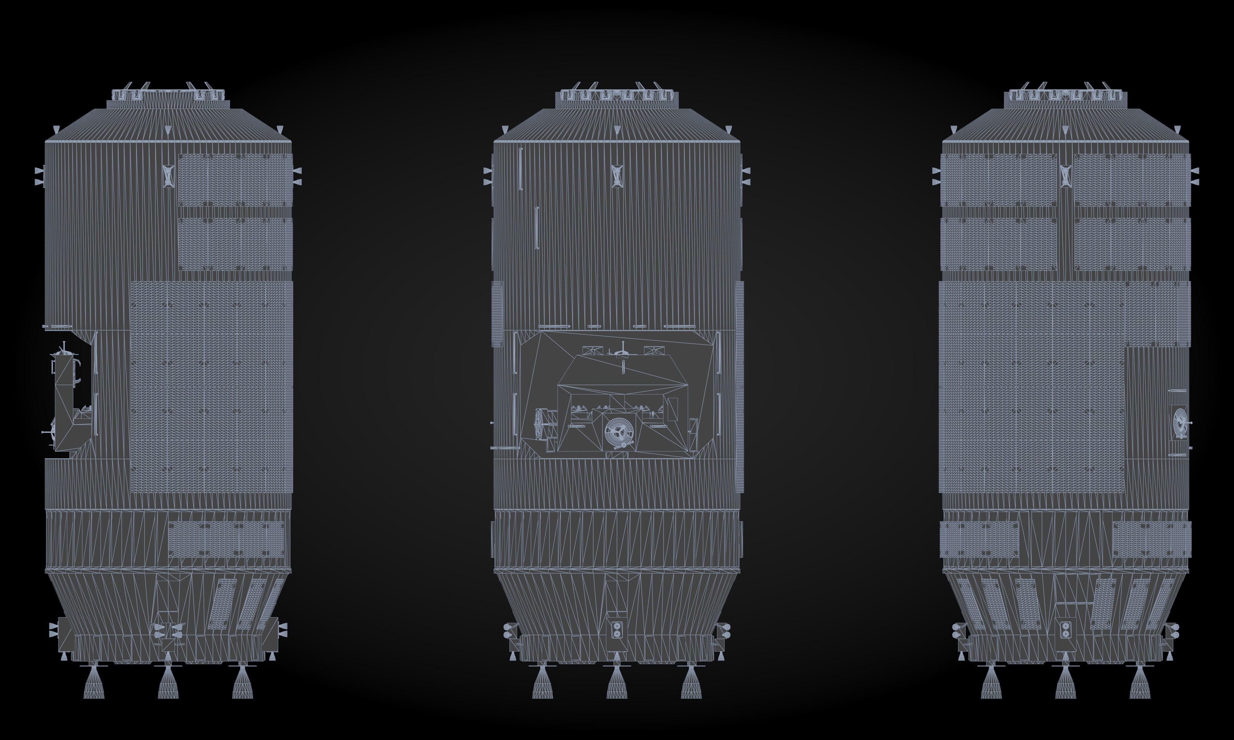 HTV Spacecraft 3D model | CGTrader
