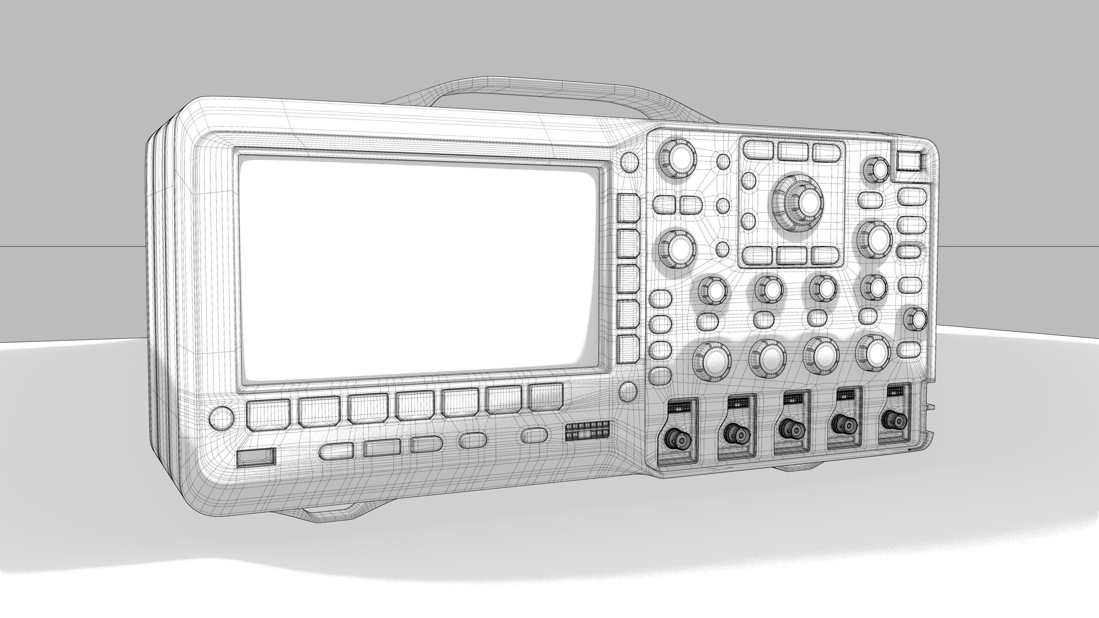 MSO Oscilloscope 3D model | CGTrader