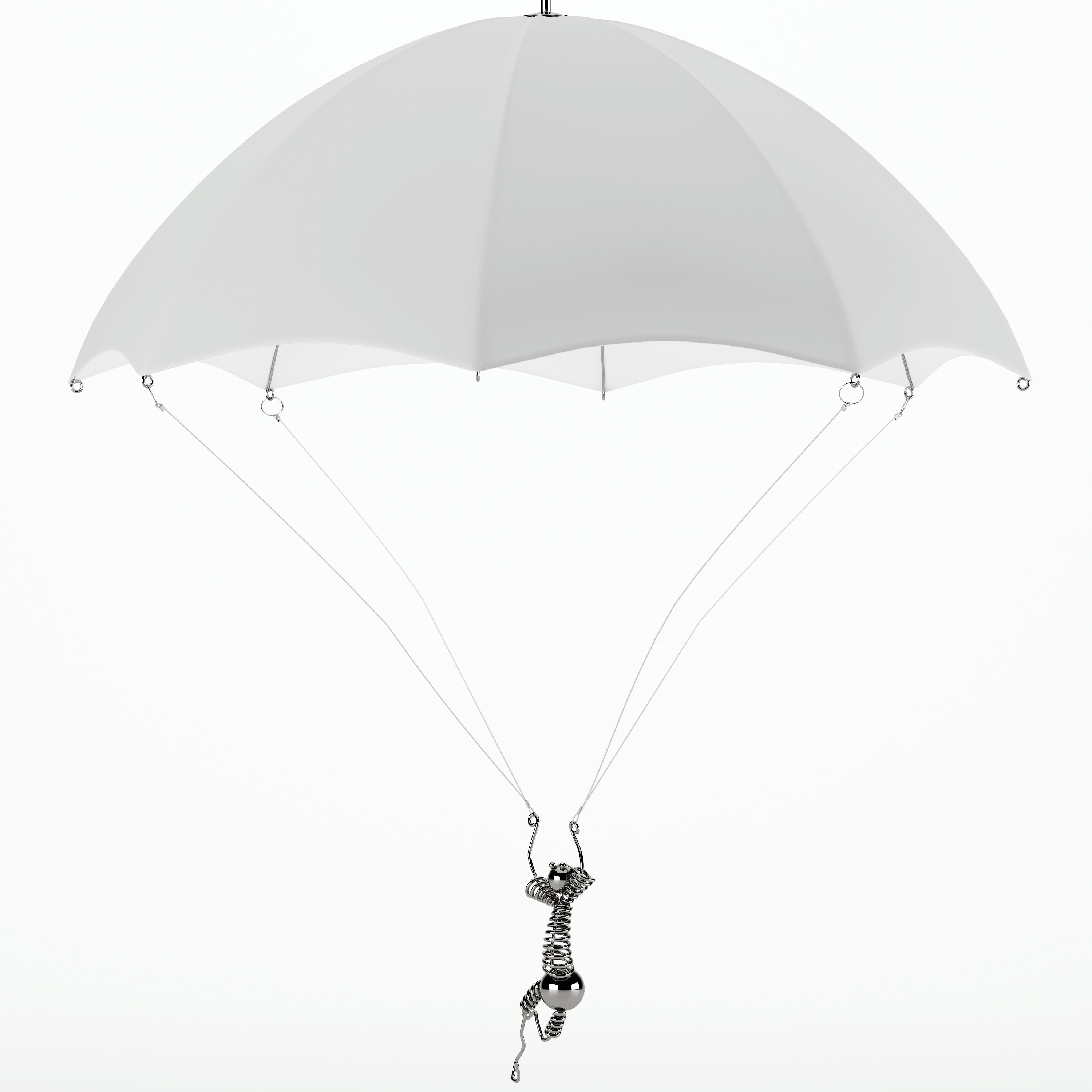 Lamp PARACHUTE 3D model | CGTrader