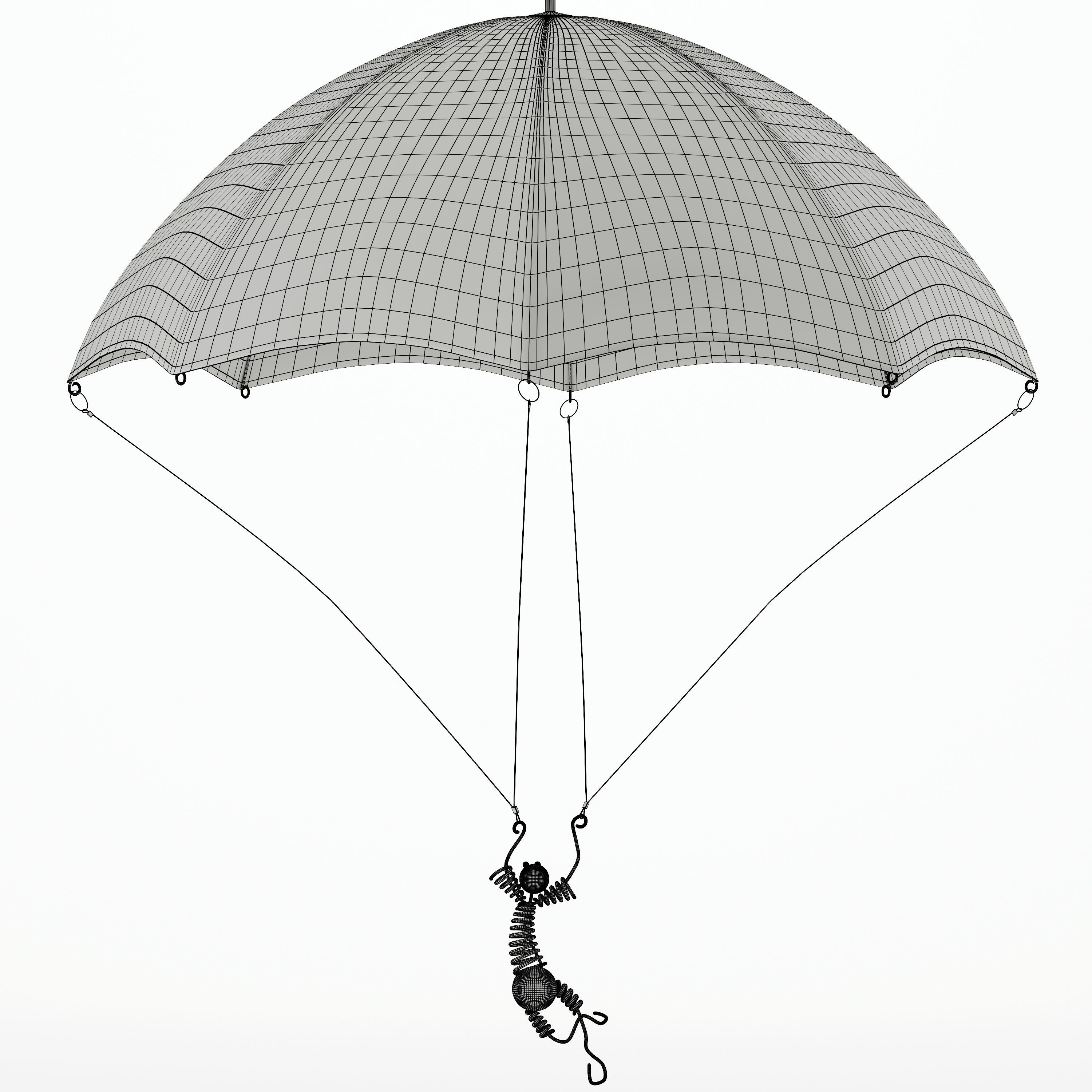 Lamp PARACHUTE 3D model | CGTrader