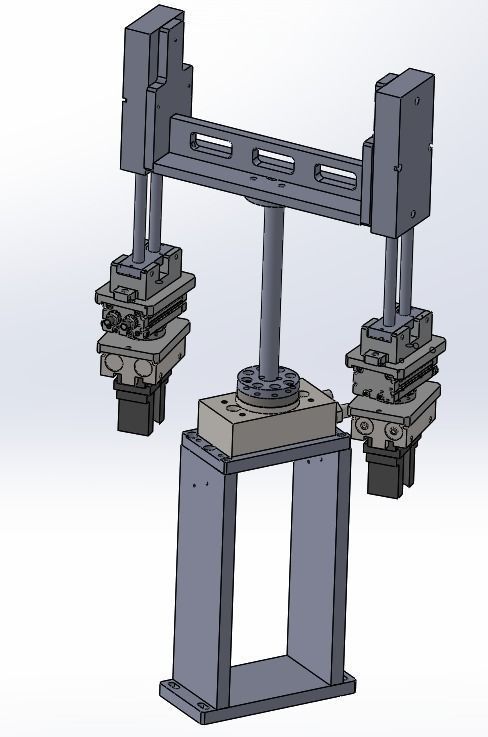 Automatic DC motor assembly production line 3D model | CGTrader