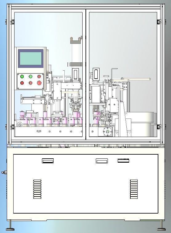Automatic DC motor assembly production line 3D model | CGTrader
