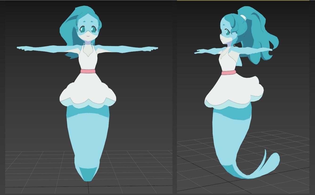 Nina Flip BNA Brand New Animal VRChat 3D model rigged | CGTrader