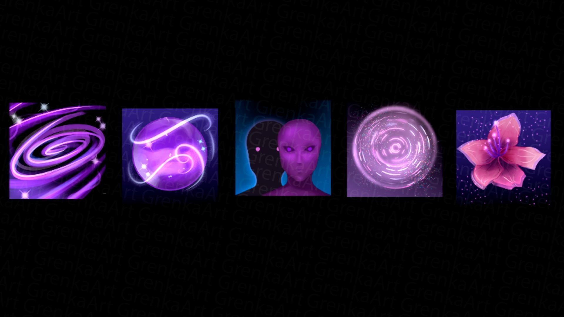 Set of magic spells Texture | CGTrader