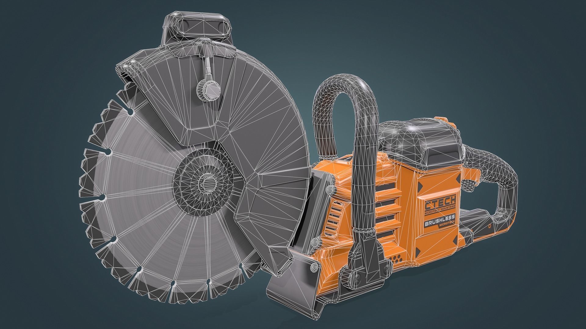 3D model Cut Off Saw VR / AR / low-poly | CGTrader