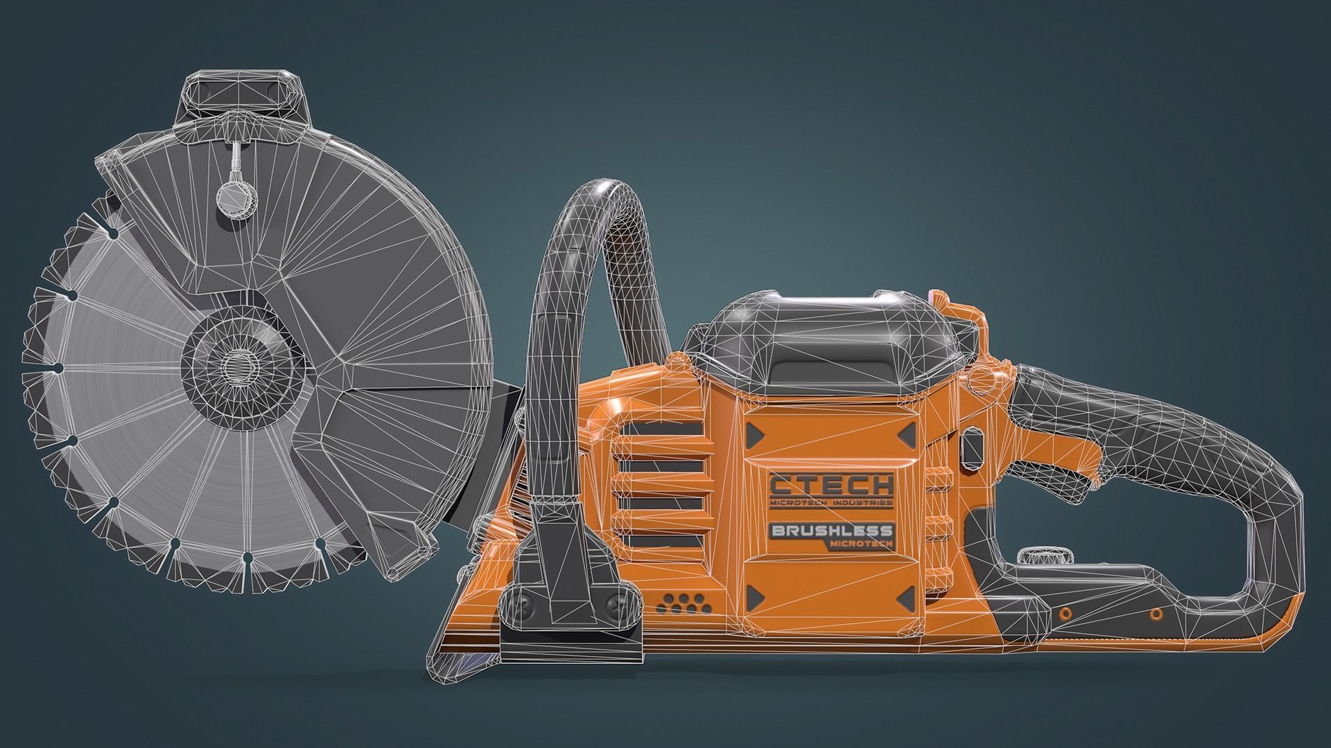 3D model Cut Off Saw VR / AR / low-poly | CGTrader