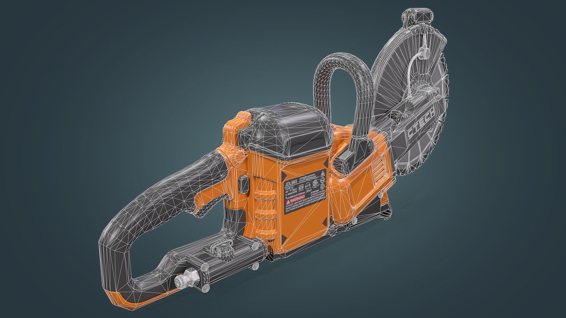 3D model Cut Off Saw VR / AR / low-poly | CGTrader