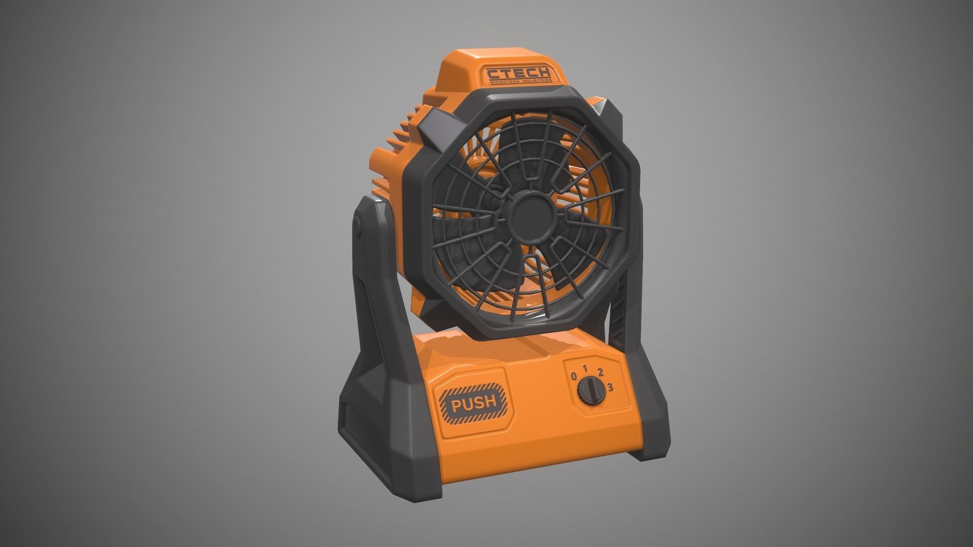 3D model Jobsite Fan VR / AR / low-poly | CGTrader