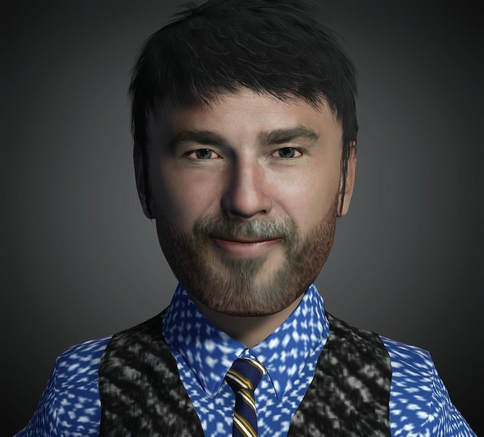 Realistic 3d Man Character 3D model rigged | CGTrader