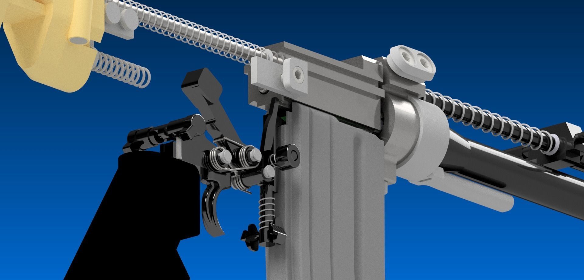 AH-14 Assault Rifle 3D model | CGTrader