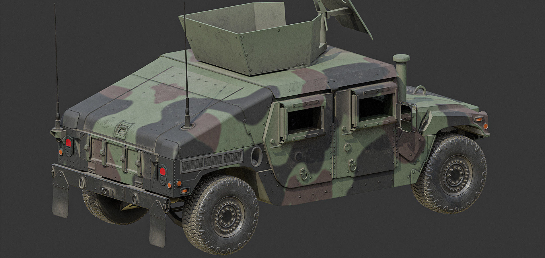 3D model Humvee M1151A1 VR / AR / low-poly | CGTrader