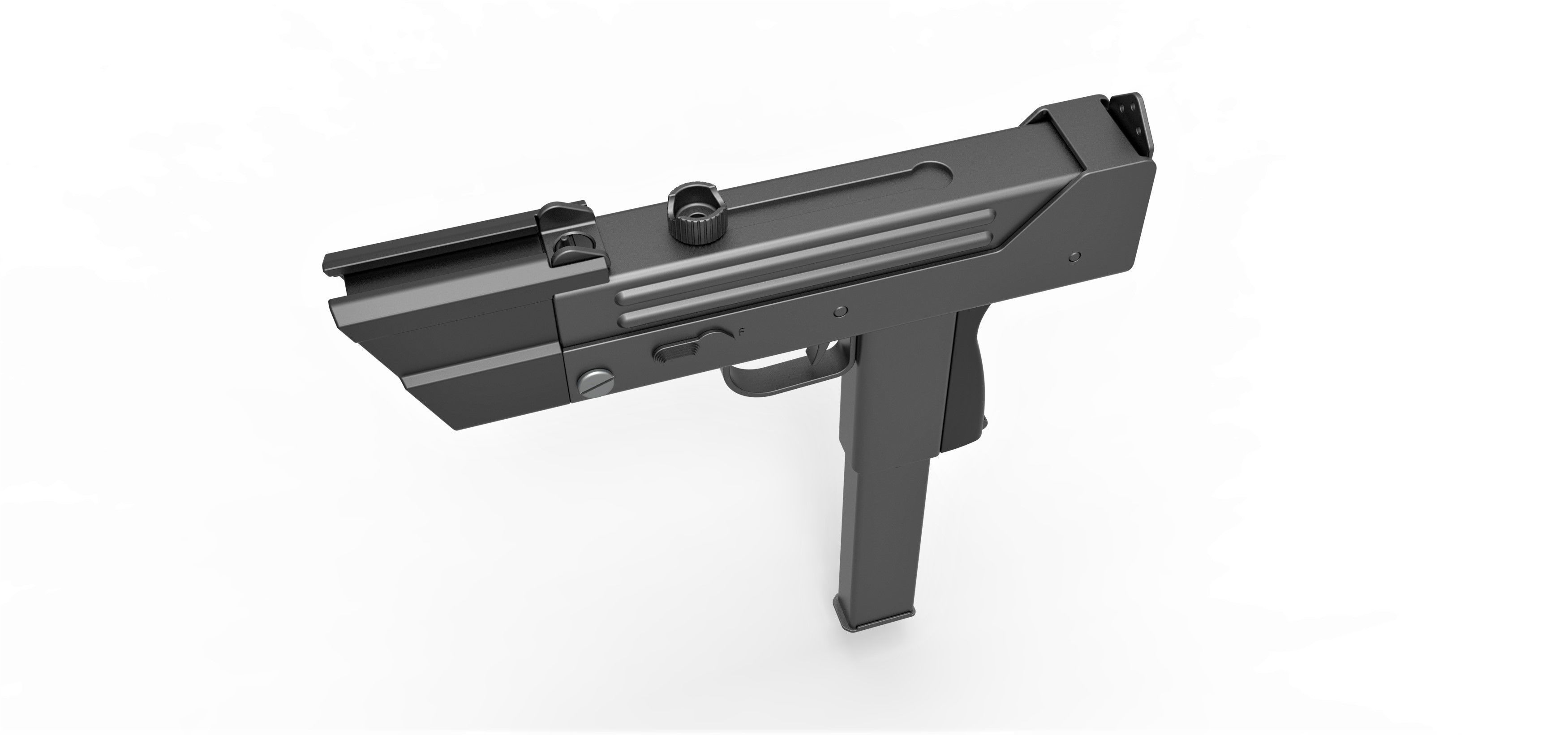 Modified MAC-11 from the movie Total recall 1990 3D model | CGTrader