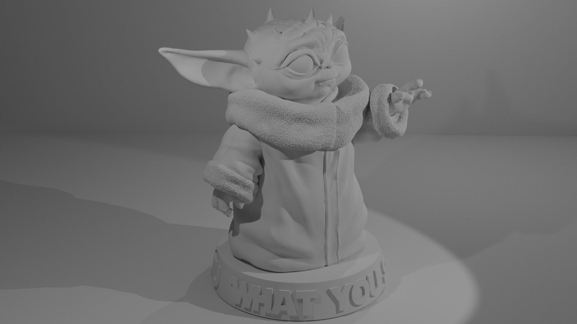 Baby Yoda - Darth Maul Baby Yoda 3D model 3D printable | CGTrader