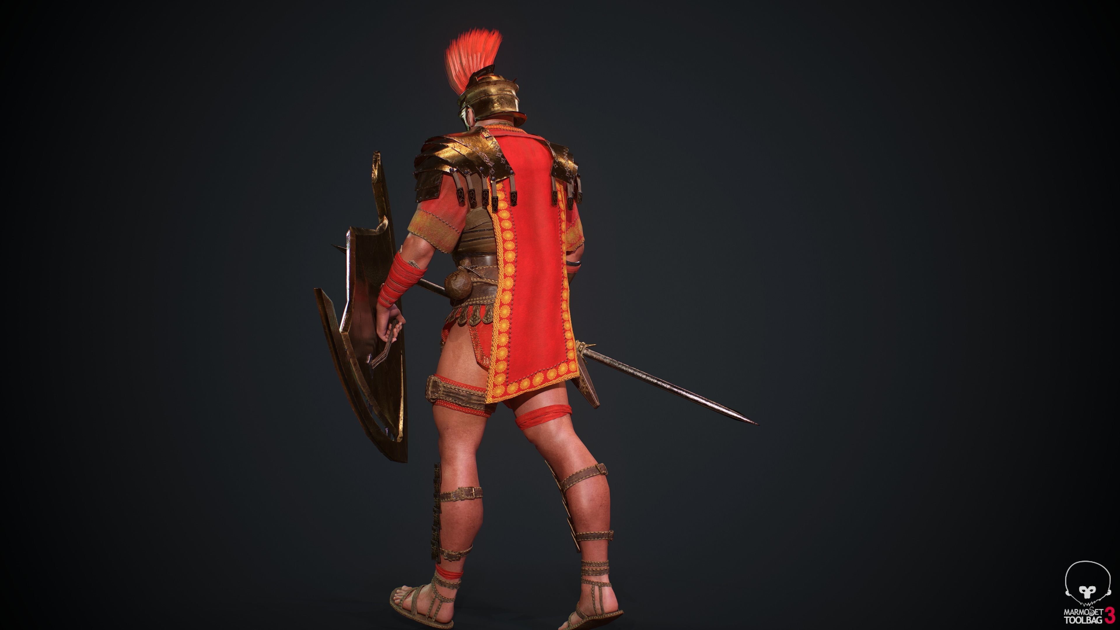 3D model Gladiator Prime VR / AR / low-poly rigged | CGTrader
