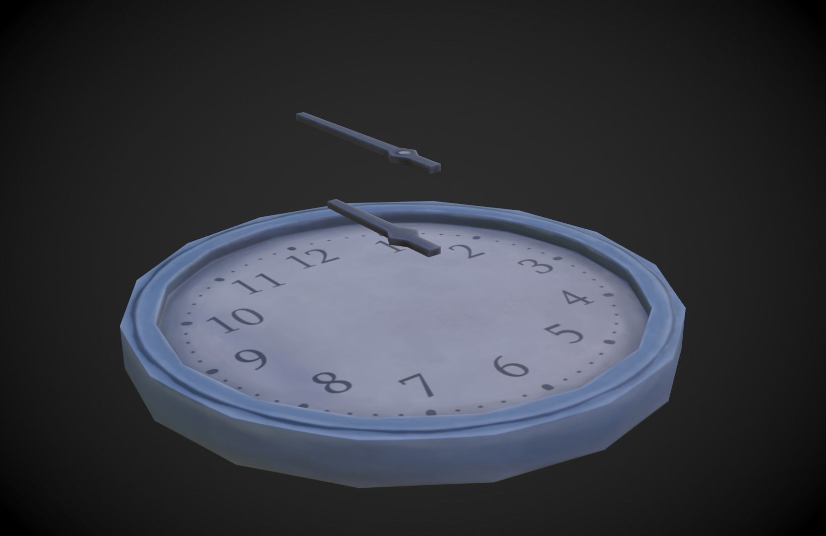 3D model Wall Clocks - Stylized VR / AR / low-poly | CGTrader