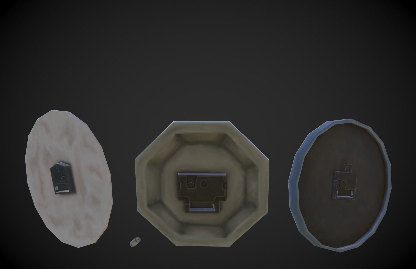 3D model Wall Clocks - Stylized VR / AR / low-poly | CGTrader