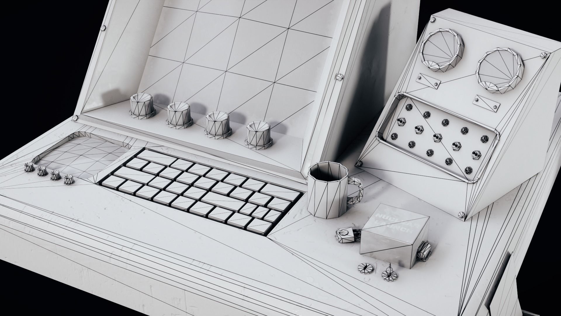 3D model Old Terminal VR / AR / low-poly | CGTrader