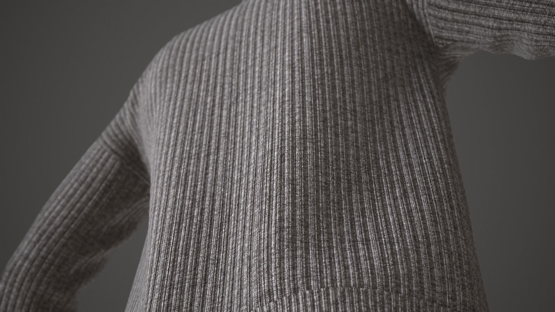 3D model Gray sweater VR / AR / low-poly | CGTrader