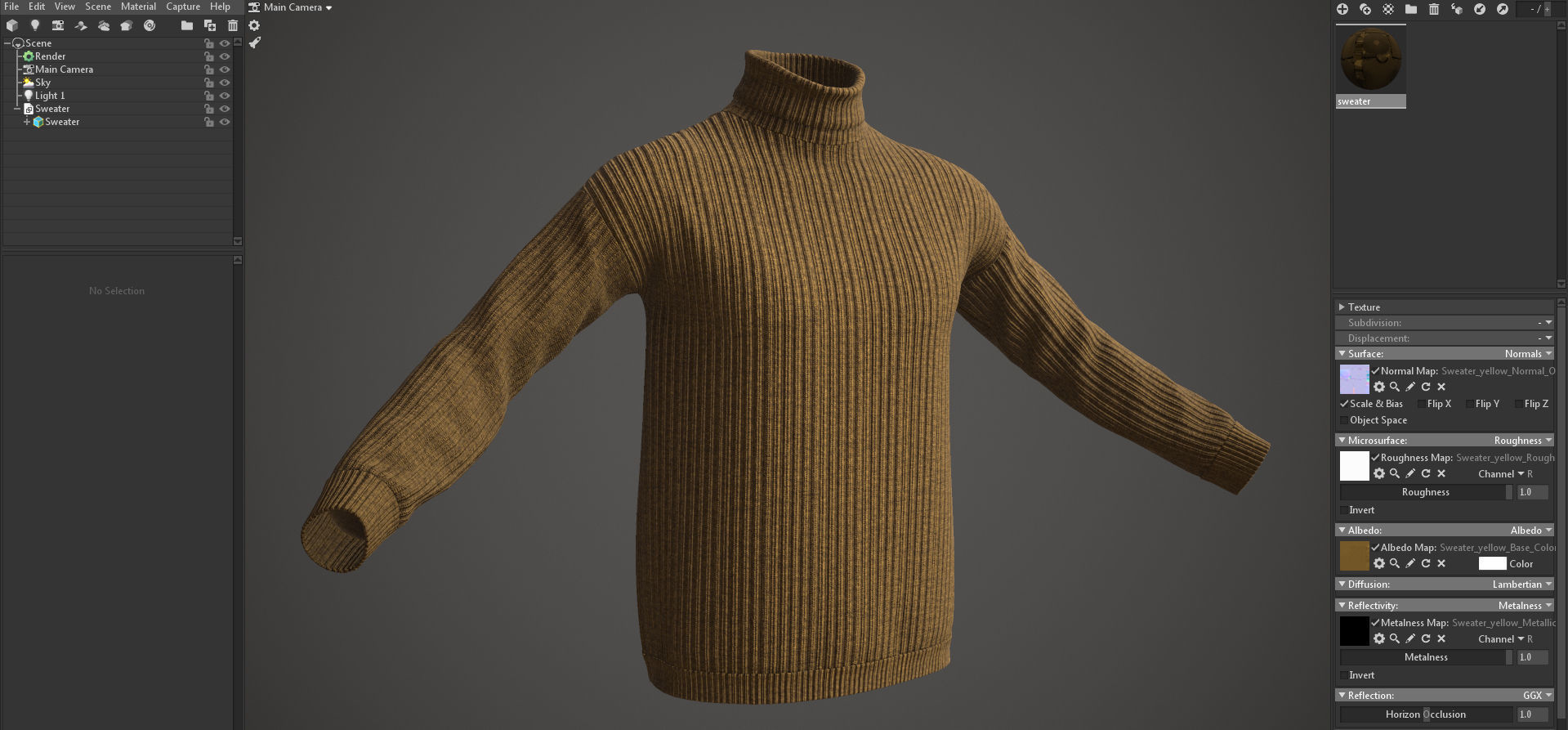 3D model Sweater VR / AR / low-poly | CGTrader