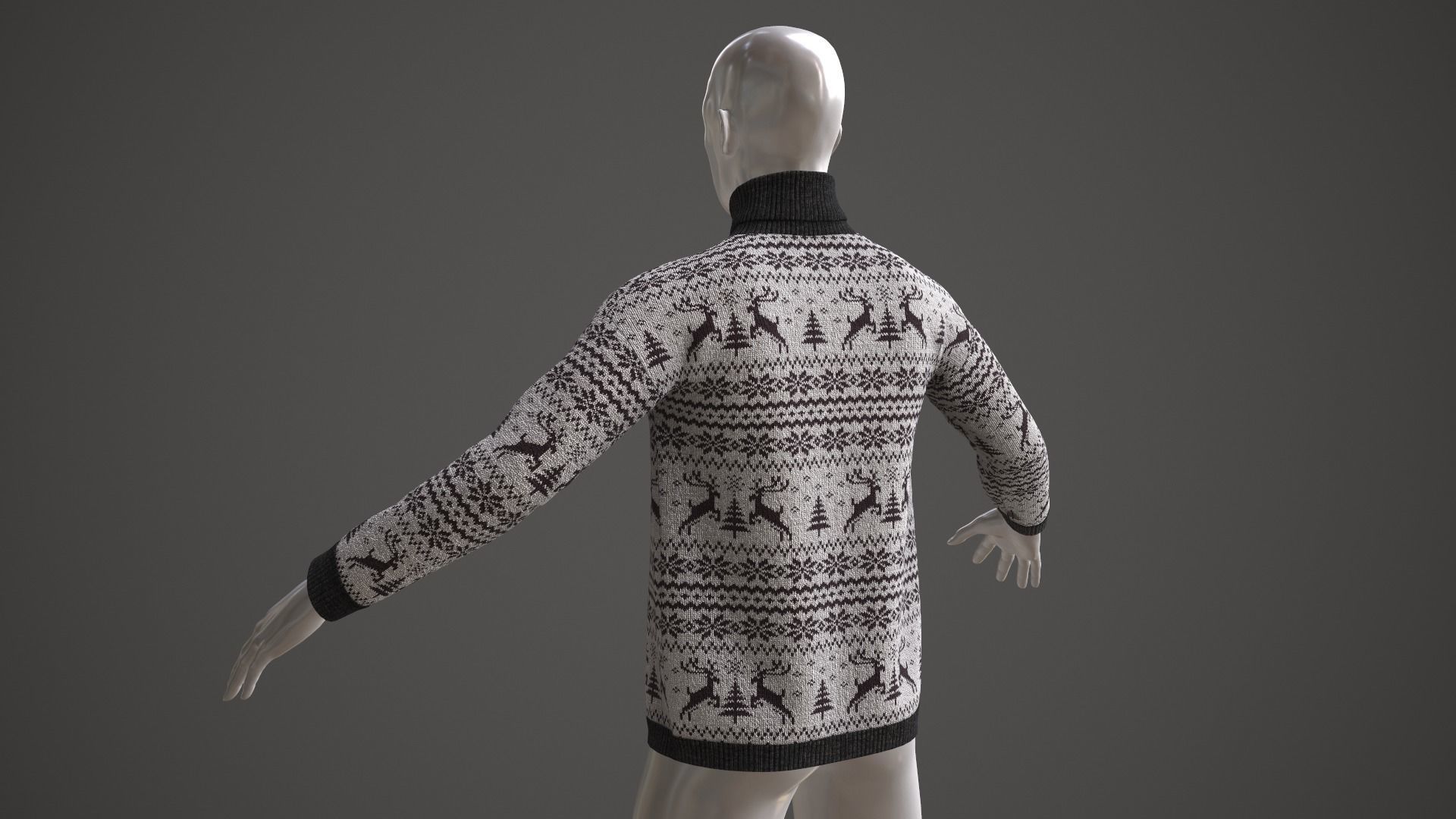 3D Model Collection Christmas sweaters VR / AR / low-poly | CGTrader