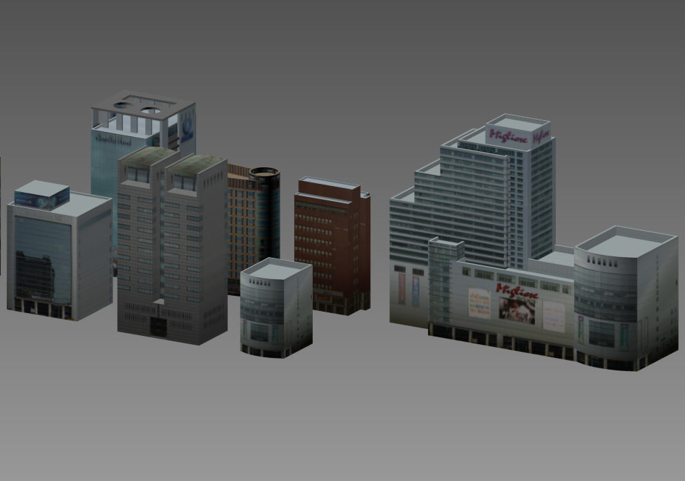 Low capacity building free 3D model | CGTrader