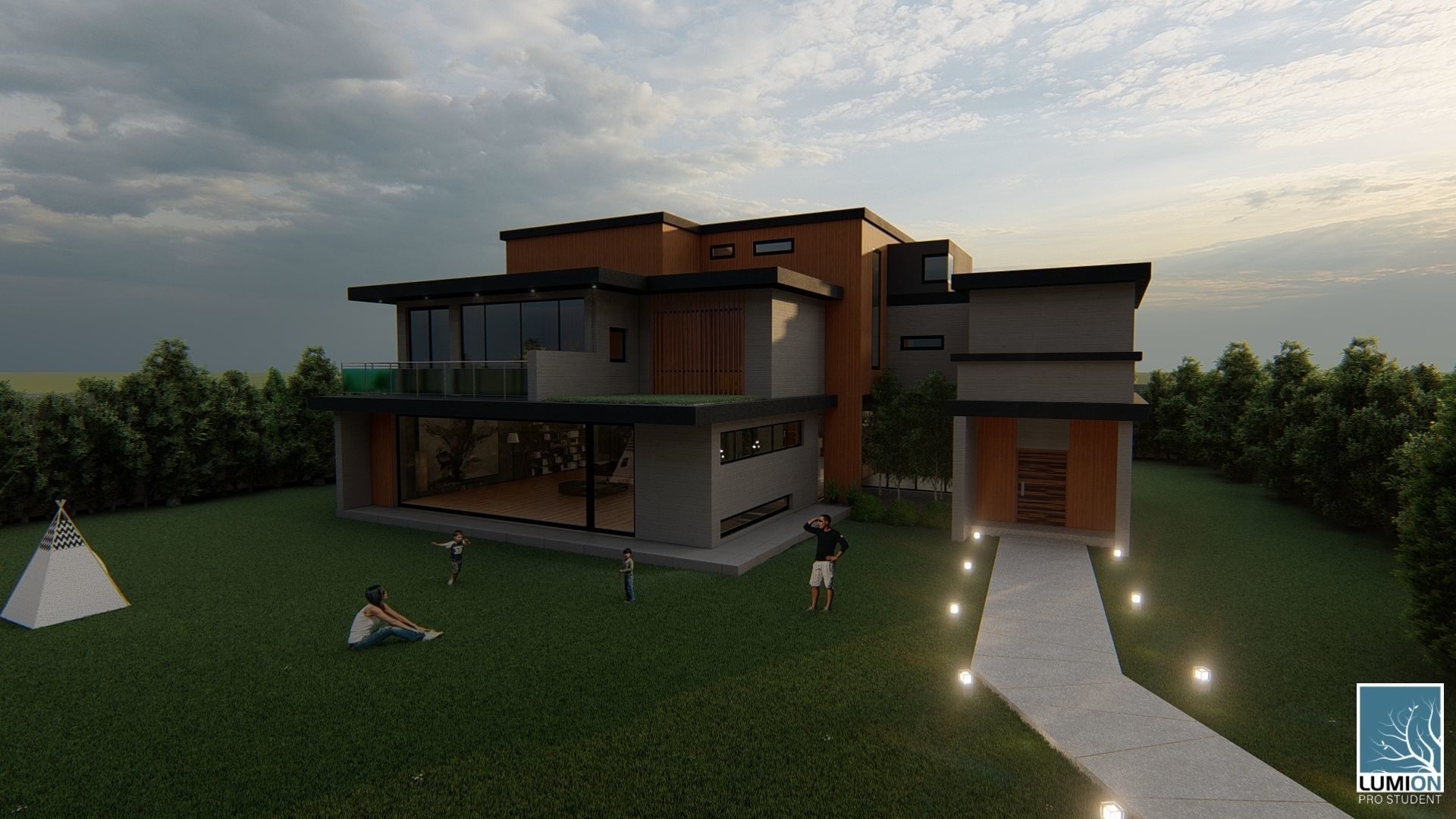 Parasite movie house 3D model | CGTrader