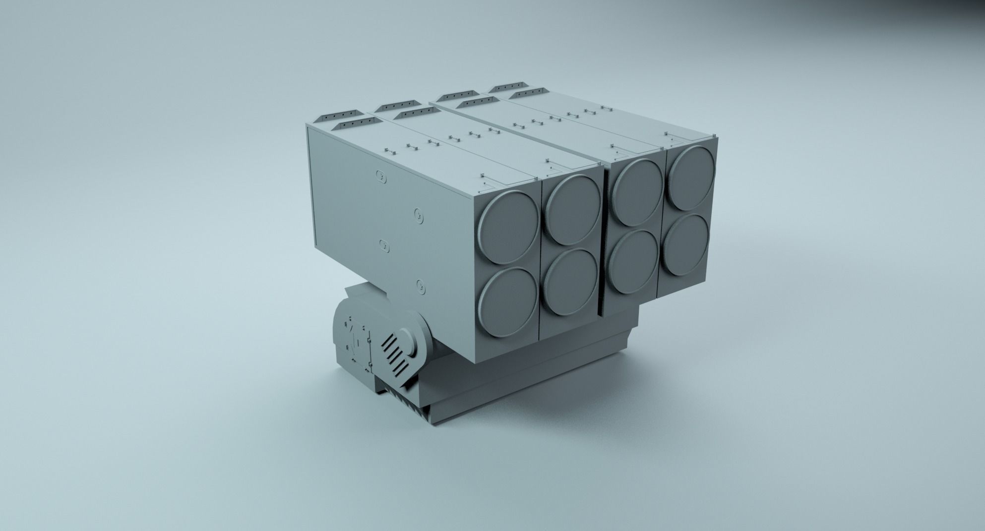 ASROC Anti Submarine Rocket Launcher RUR-5 3D model rigged | CGTrader