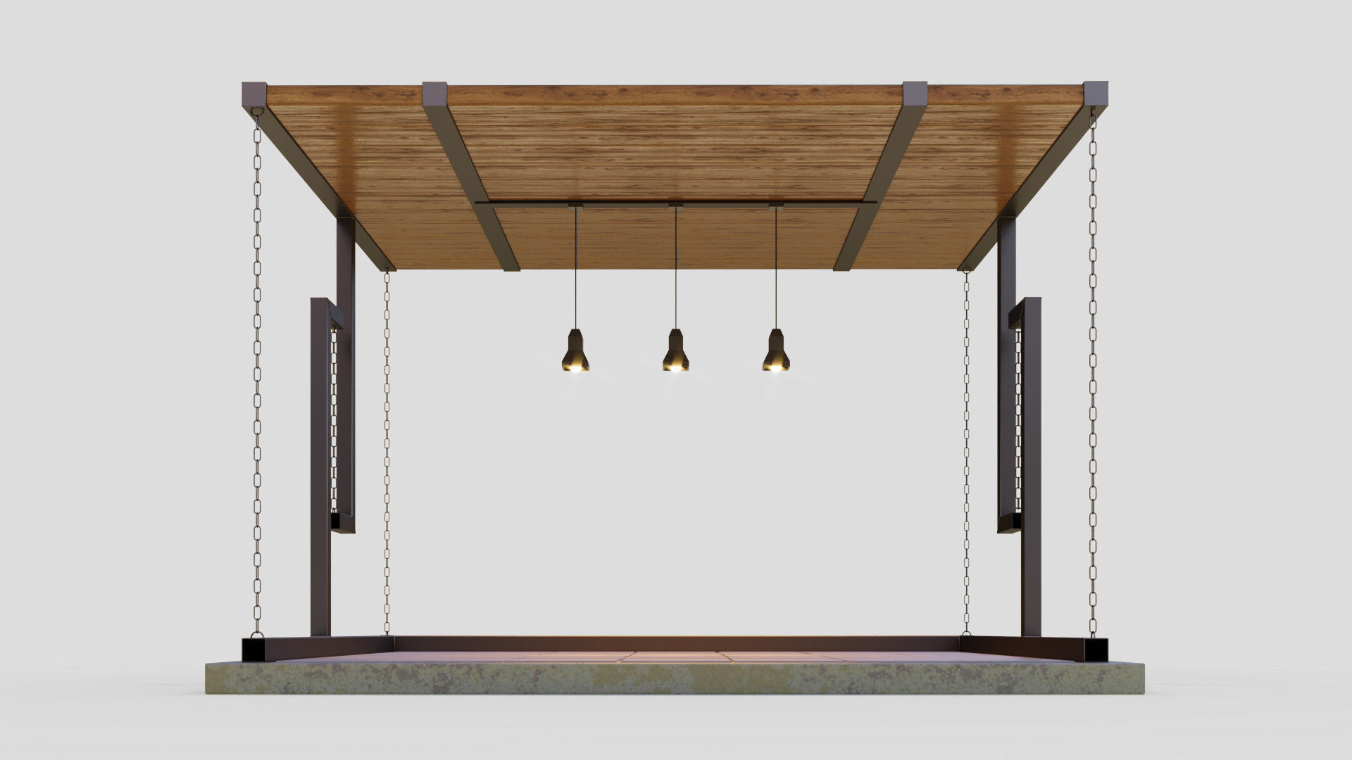 Floating gazebo 3D model | CGTrader