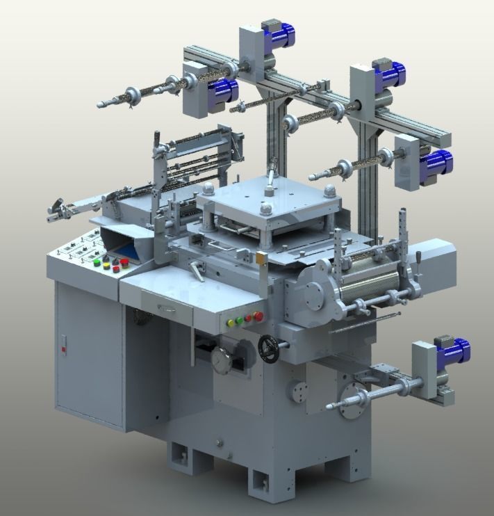 WA300G-Die Cutting machine 3D model | CGTrader