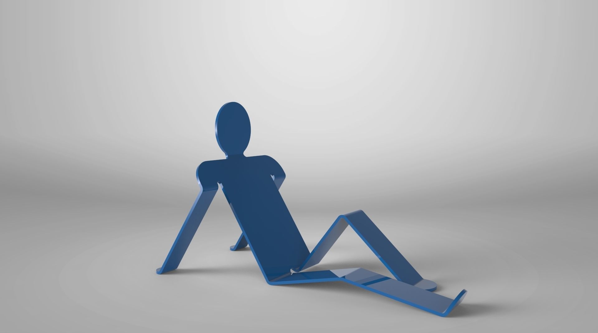 Folding Man 3D model | CGTrader