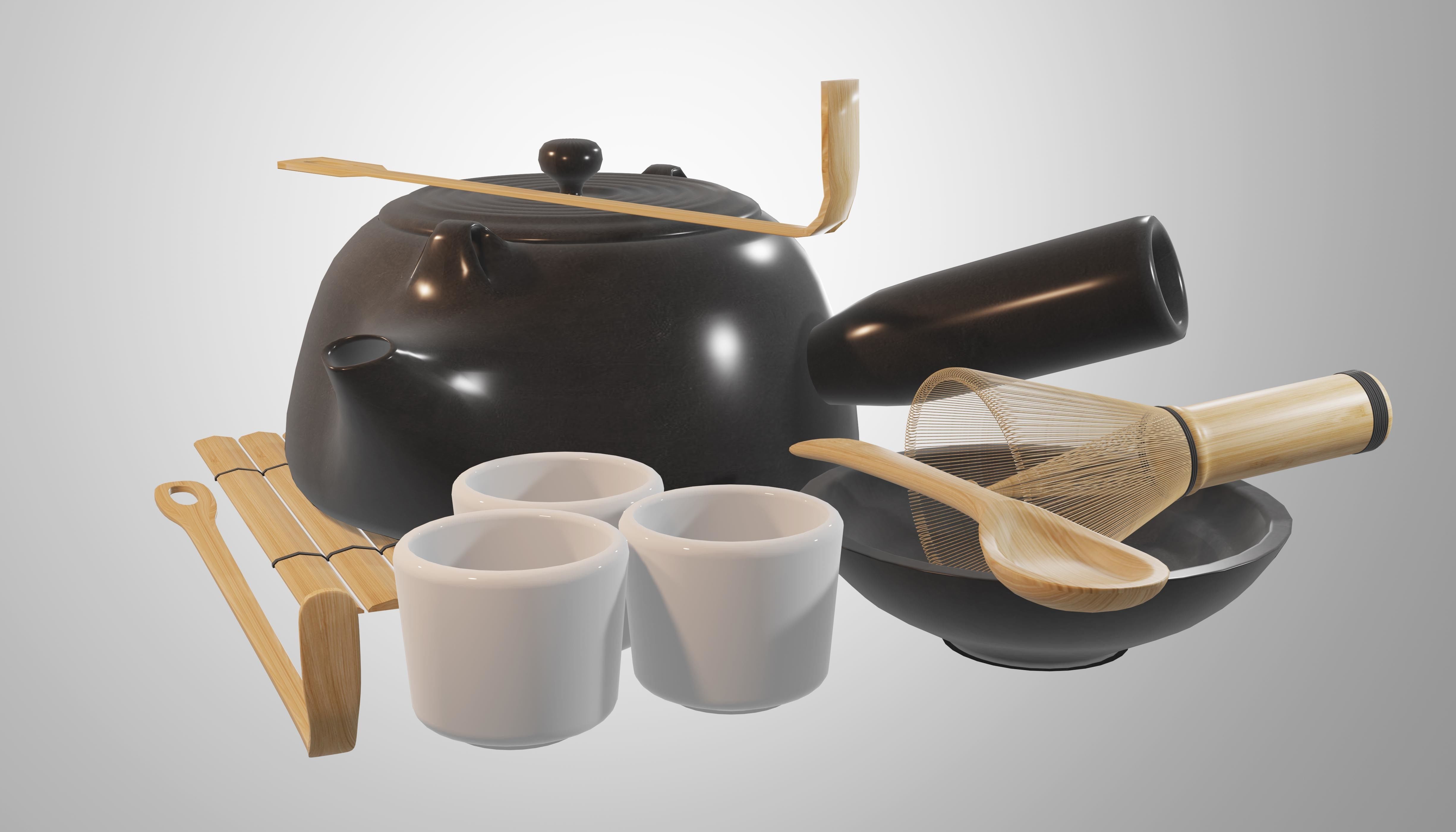 Matcha Whisk 3D model | CGTrader