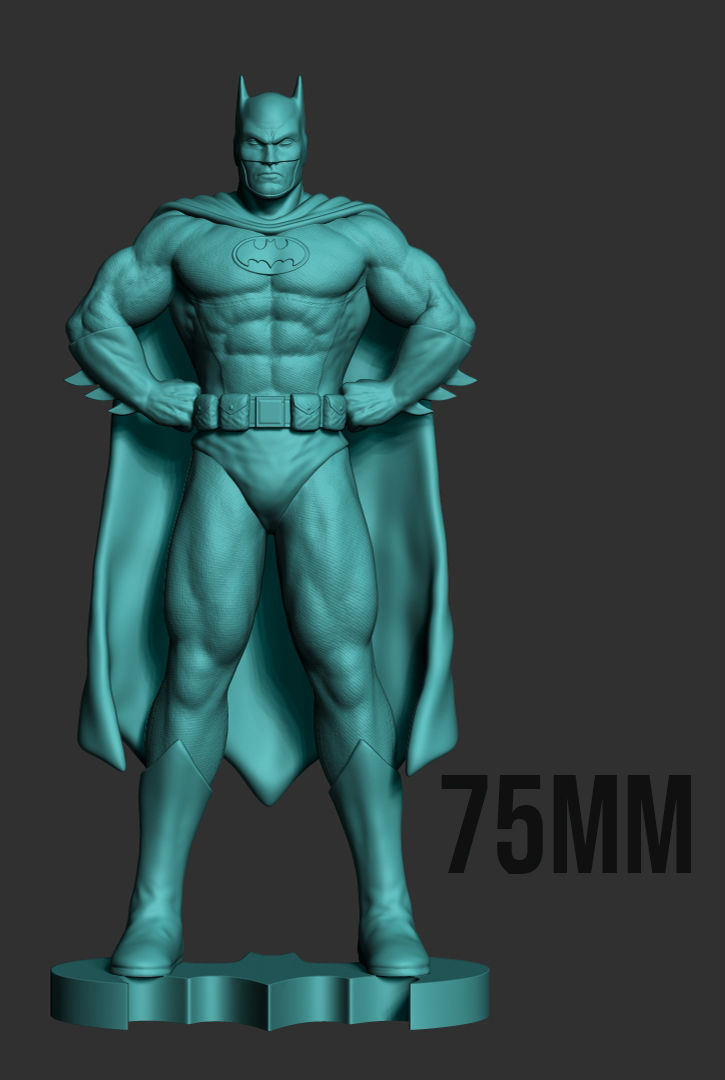 Classic Batman 3D model 3D printable | CGTrader