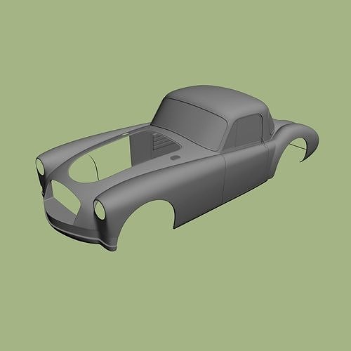 MG MGA Coupe body 3D model | CGTrader