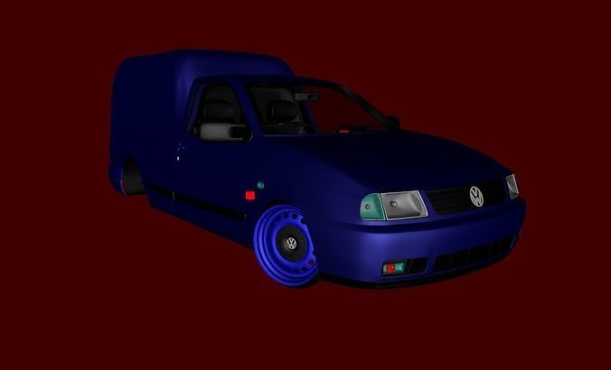 Volkswagen Caddy 3D model | CGTrader