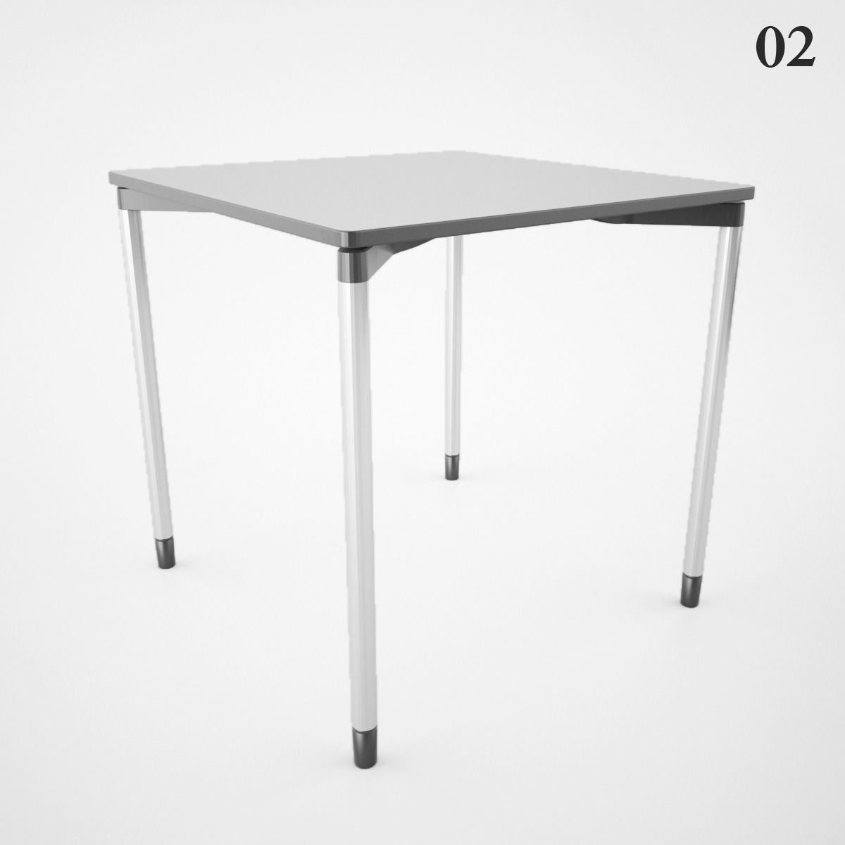 Vitra Map Table Collection 3D model | CGTrader