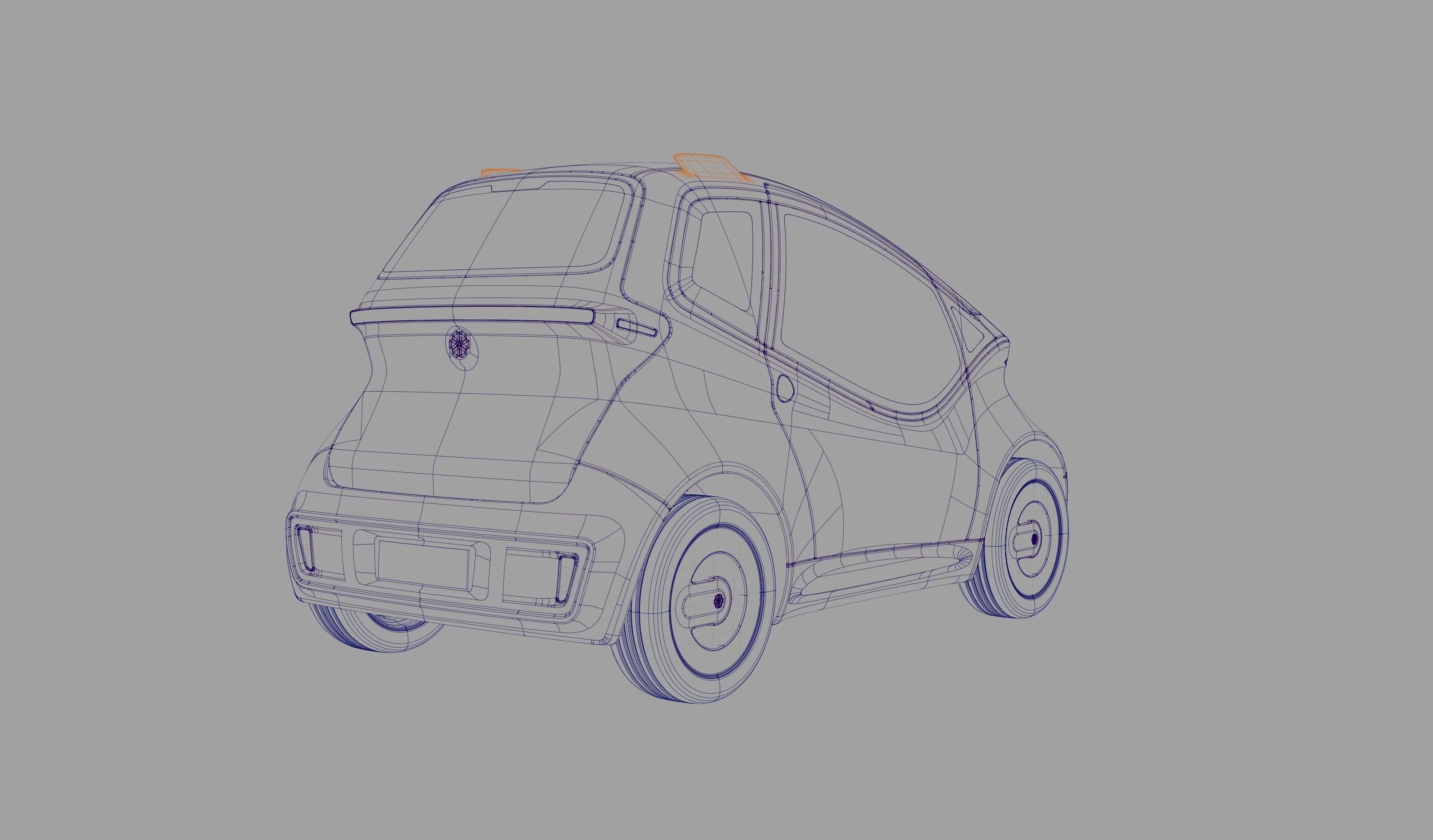 City Car Project Alias Surface CAD 3D Model NURBs and Polygons 3D model ...