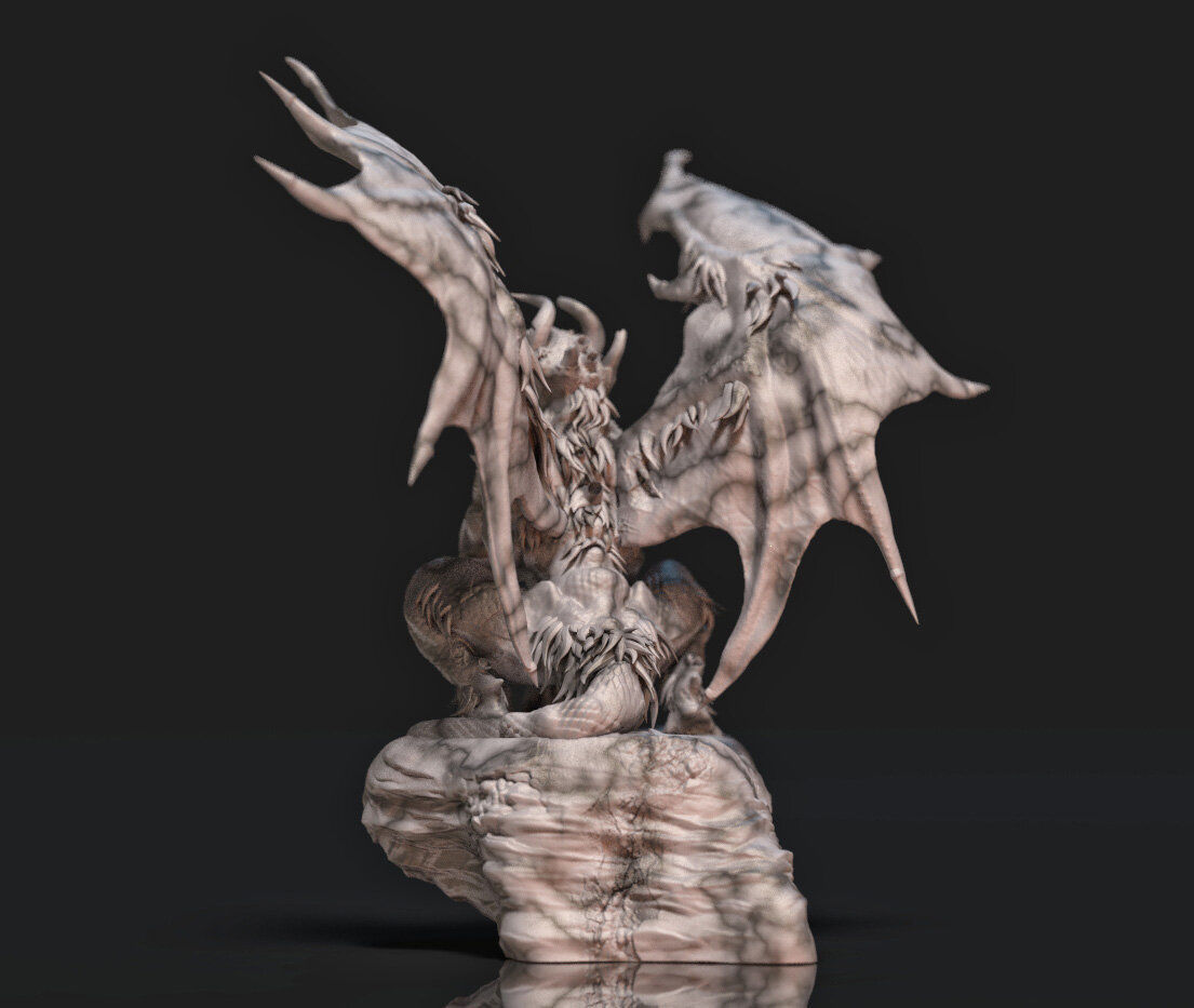 Dragon- Alpine Dragon 3D model 3D printable | CGTrader