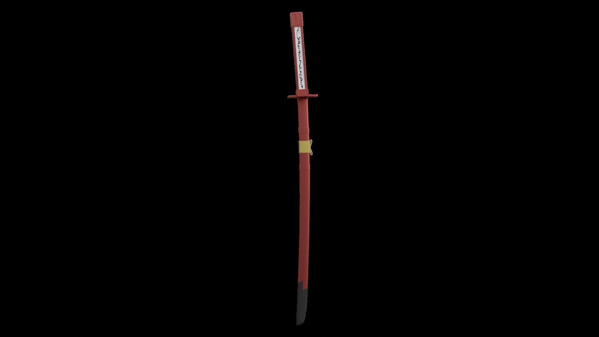 Akames Samurai Sword 3D model | CGTrader