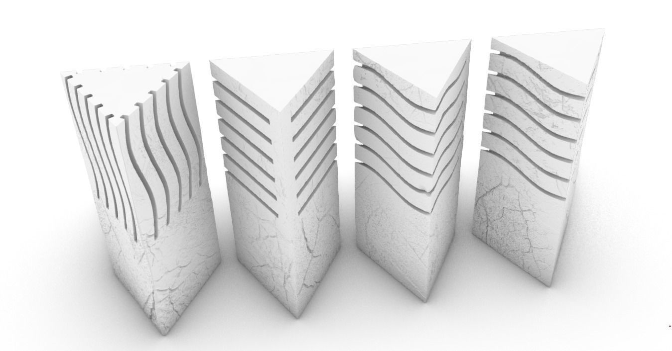 Elemental Stones from 5th element 3D model 3D printable | CGTrader