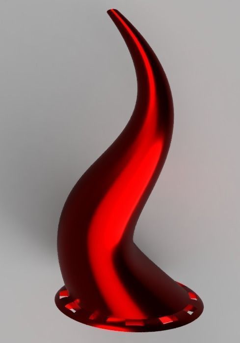 Devil horns free 3D model 3D printable | CGTrader