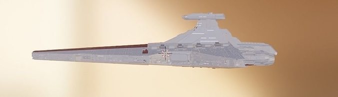 Republic Capital Ship 3D model | CGTrader