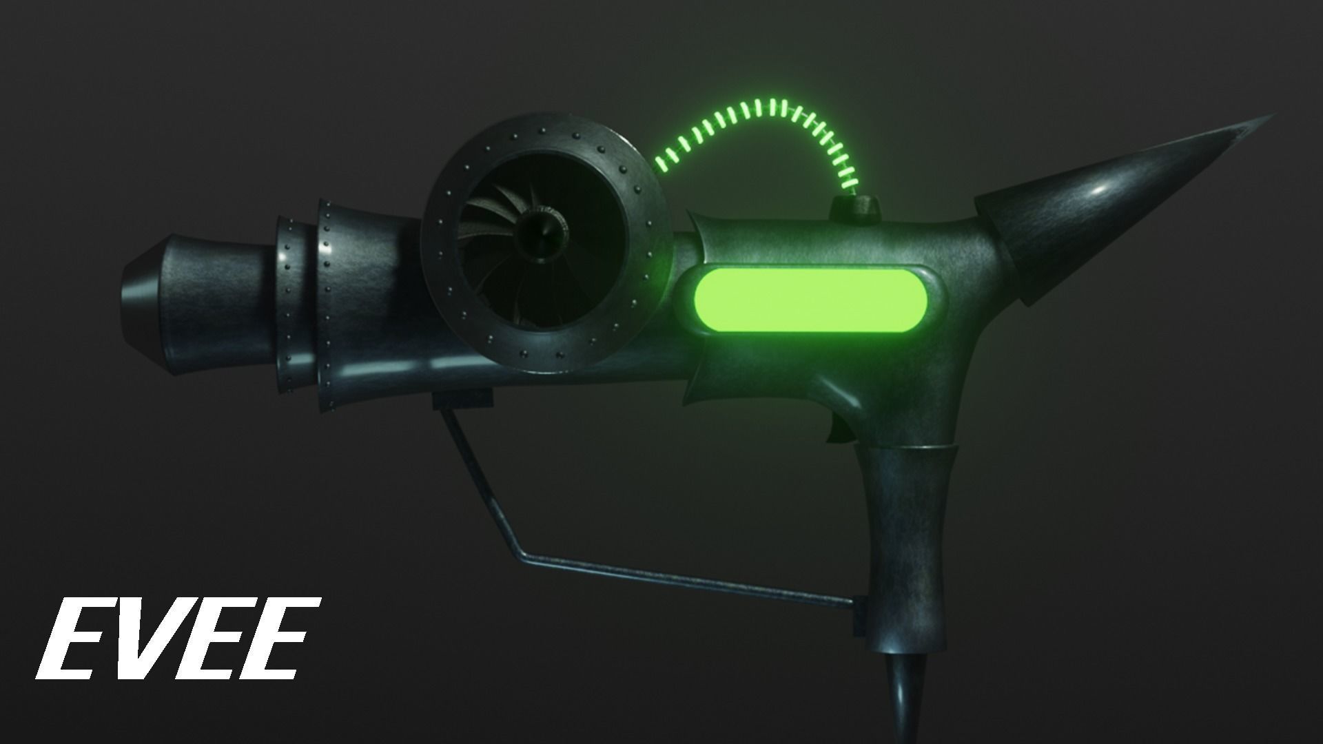 Despicable Me Gru Gun free VR / AR / low-poly 3D model animated rigged ...