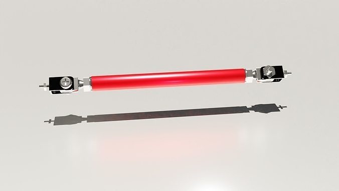 Generic car bumper strut or lip splitter rod free 3D model | CGTrader