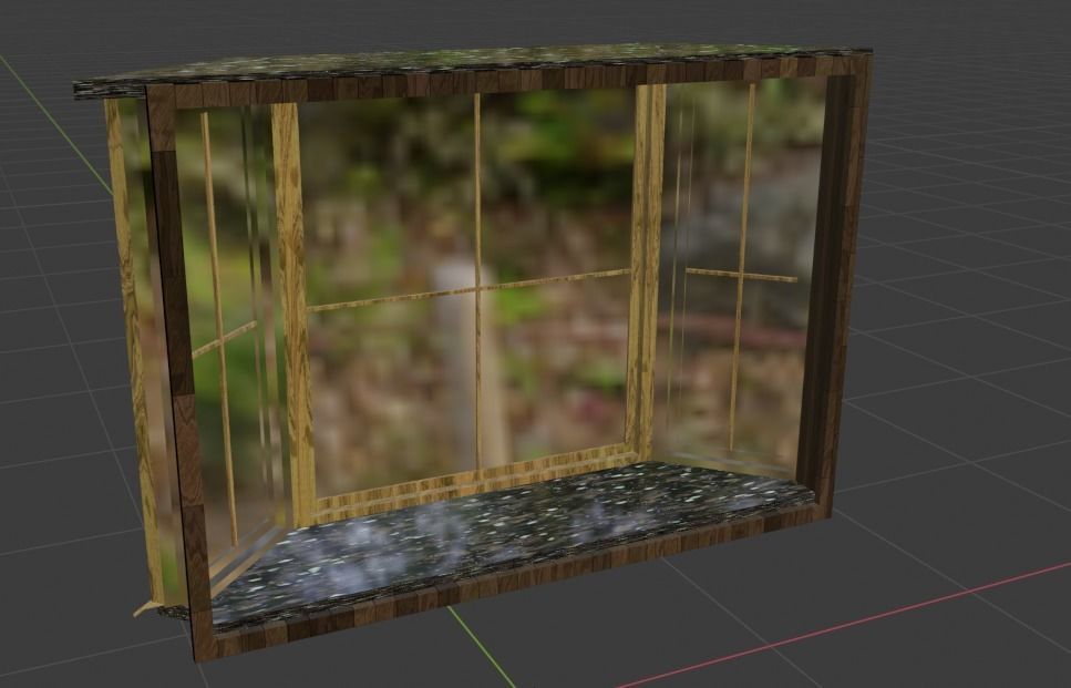 Casement Bay Window 3D model | CGTrader