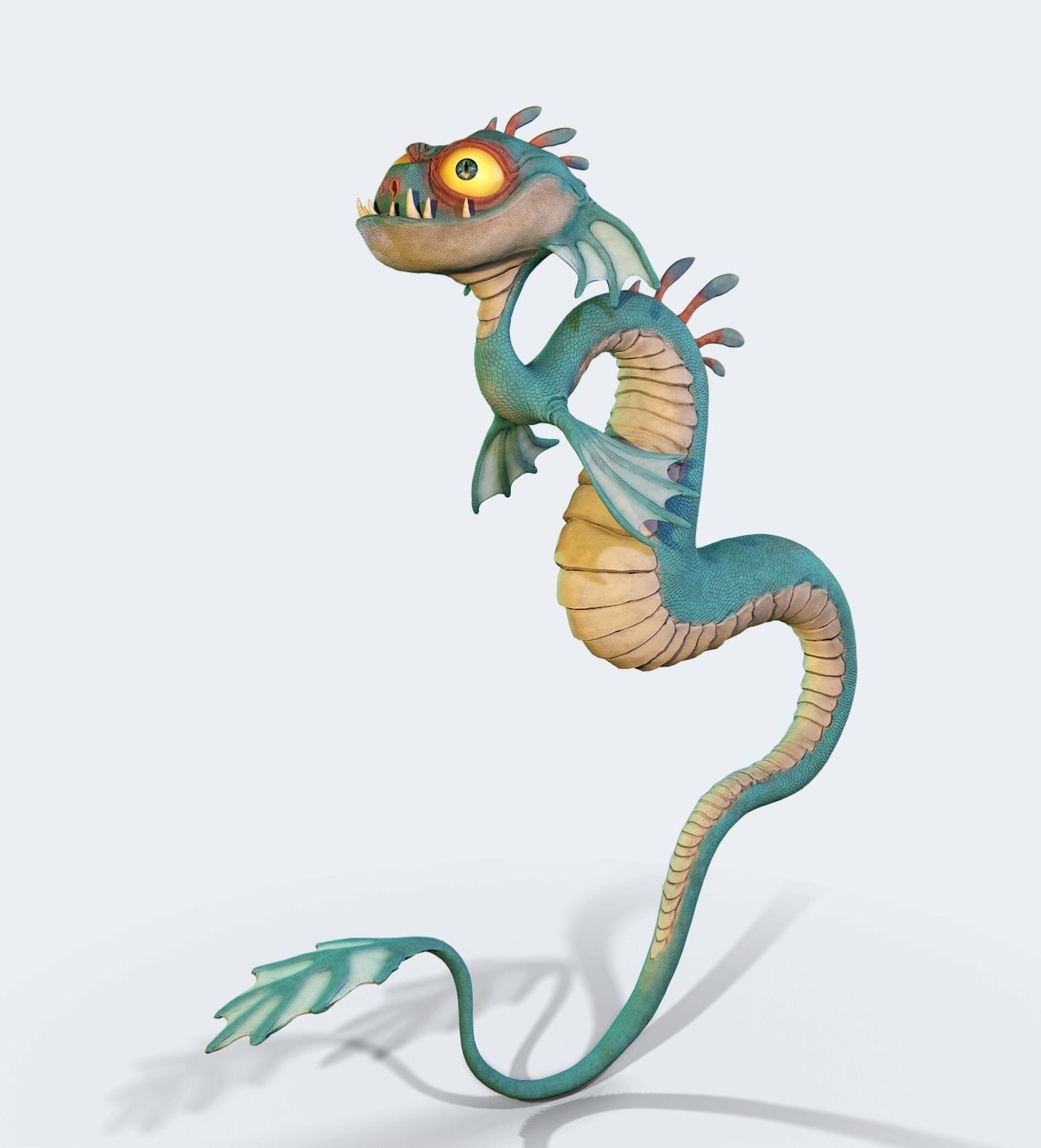 3D model Snake VR / AR / low-poly | CGTrader