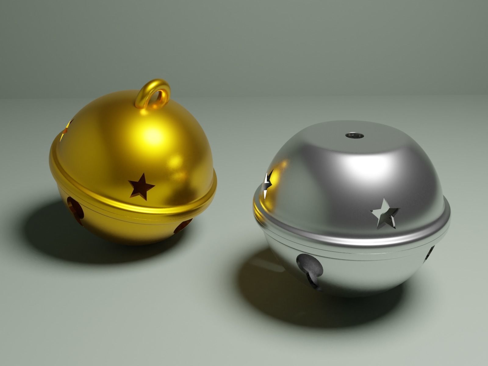 Christmas Bell 3D model 3D printable | CGTrader