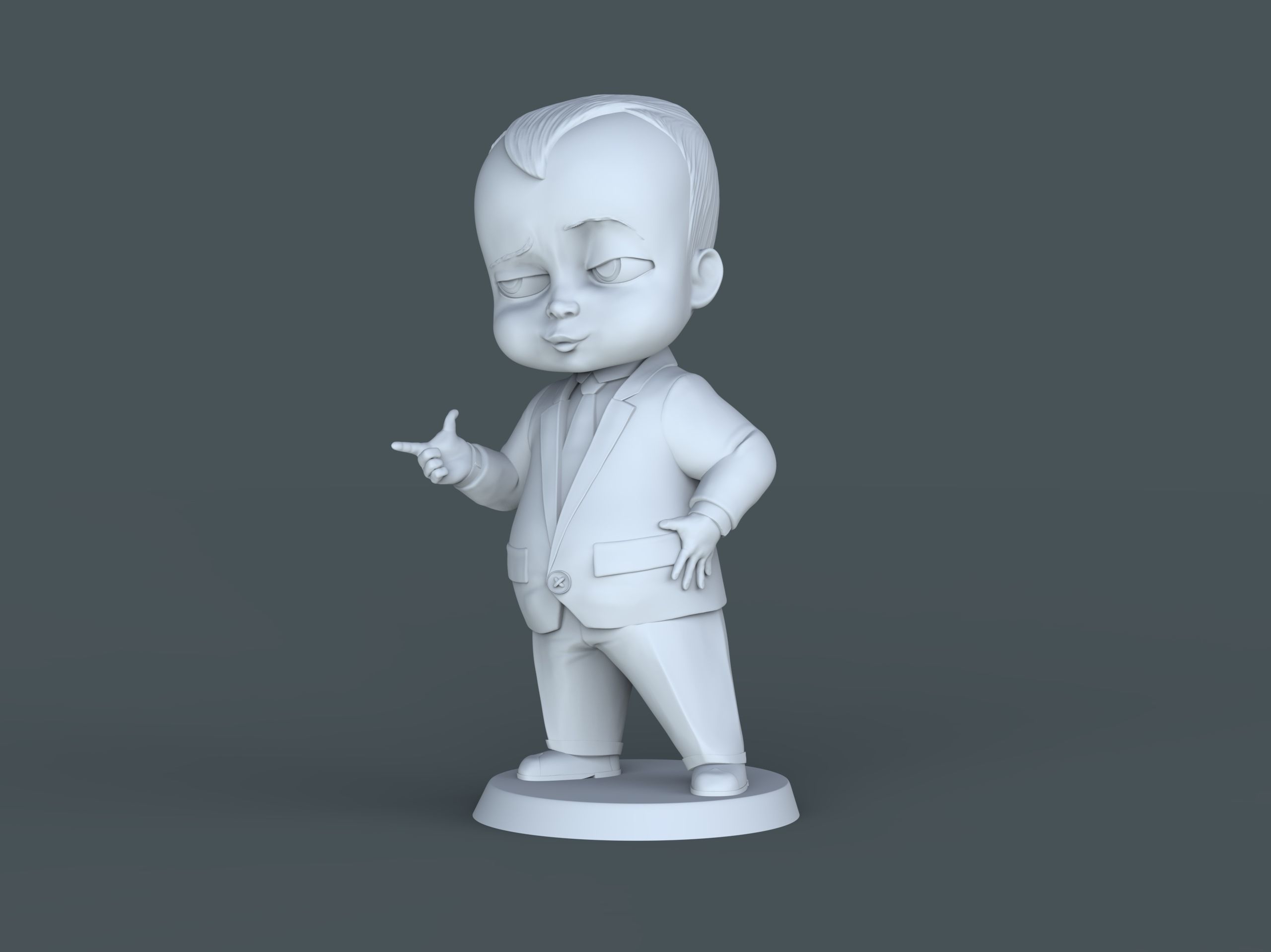 Boss Baby 3D print model 2 3D model 3D printable | CGTrader