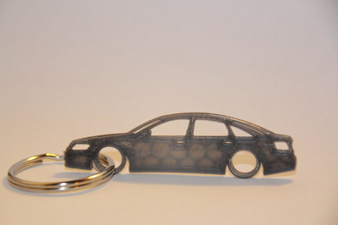 Audi A6 C6 Keychain 3D model 3D printable | CGTrader