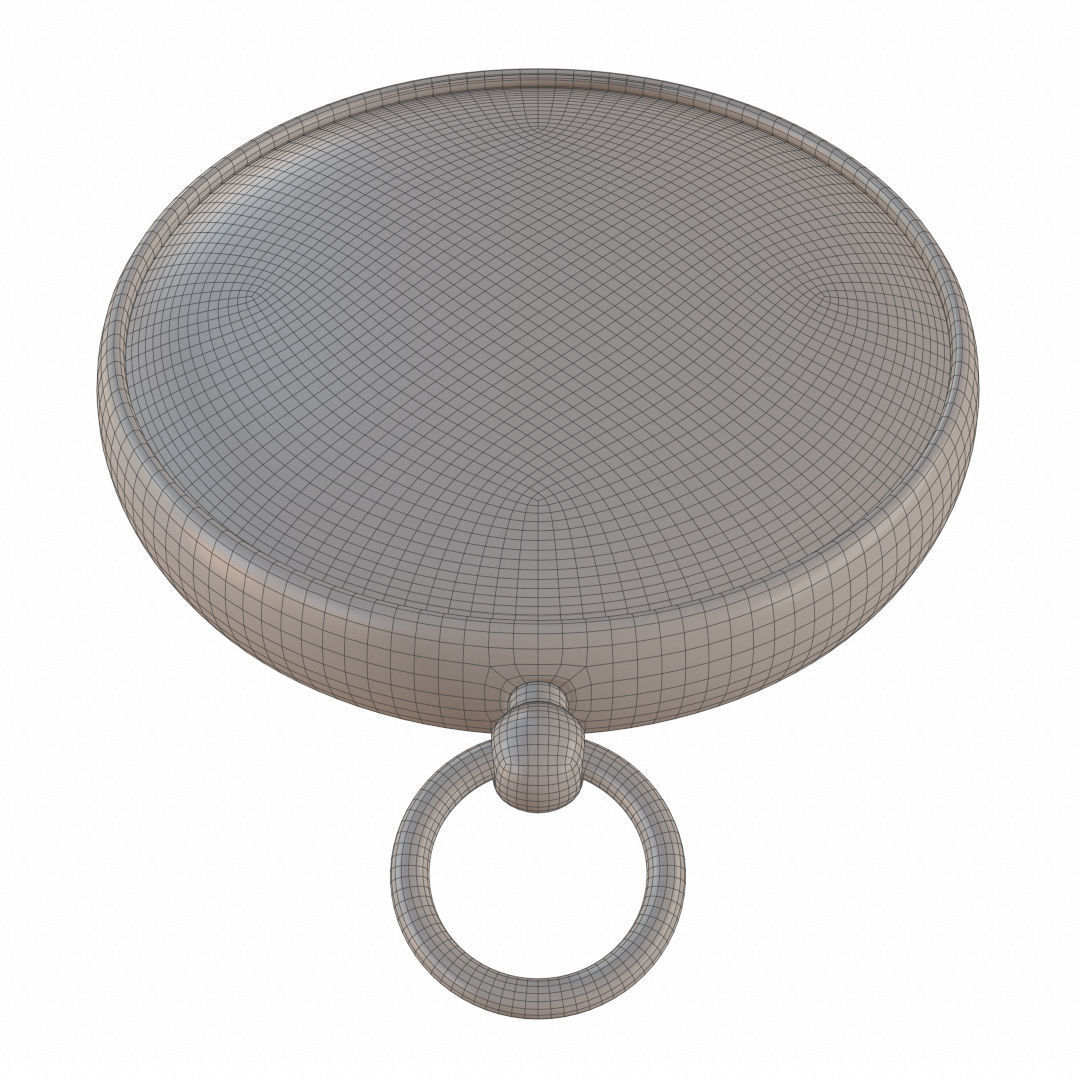 3D model Vintage Brass Compass 3 3D model with PBR textures VR / AR ...