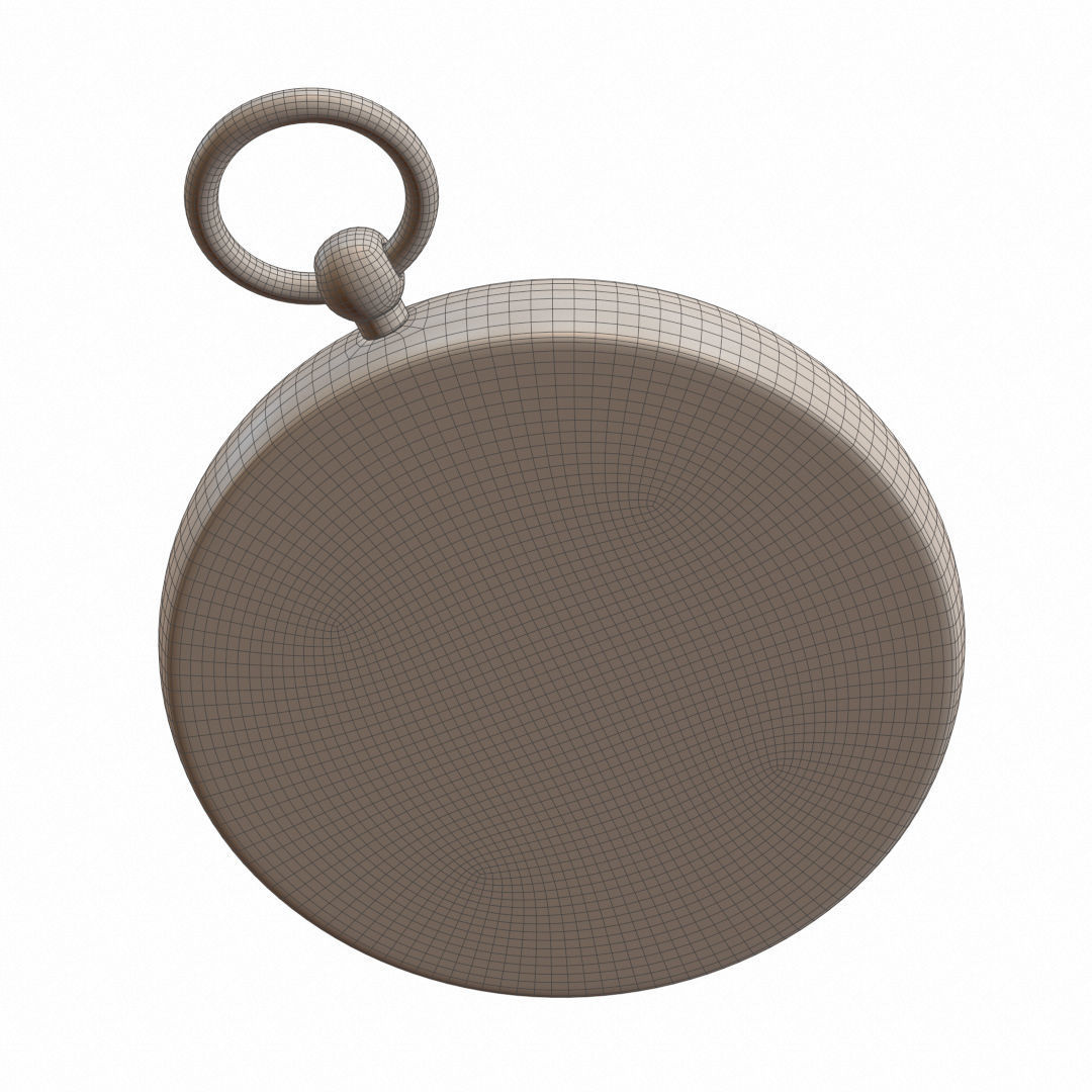 3D model Vintage Brass Compass 3 3D model with PBR textures VR / AR ...